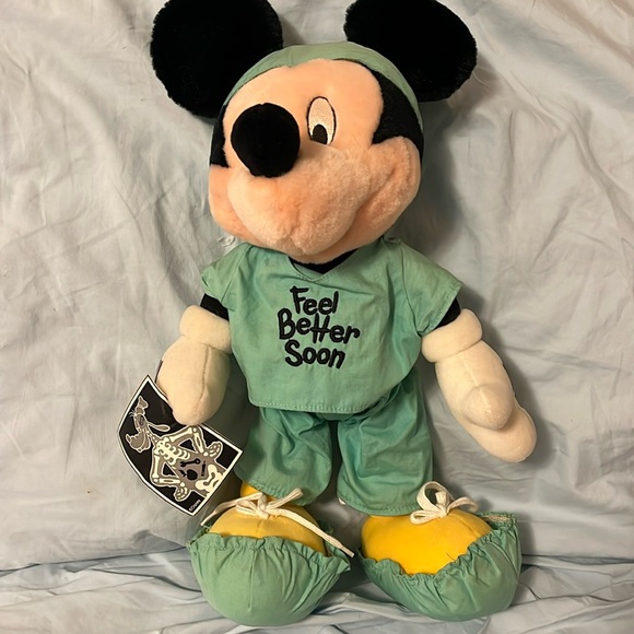 Disney | Toys | Disney Dr Mickey Feel Better Soon Plush | Poshmark
